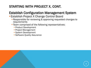 Process Document - Configuration Management Drilldown | PDF