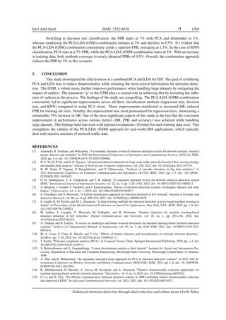 Enhanced intrusion detection through dual reduction and robust mean | PDF