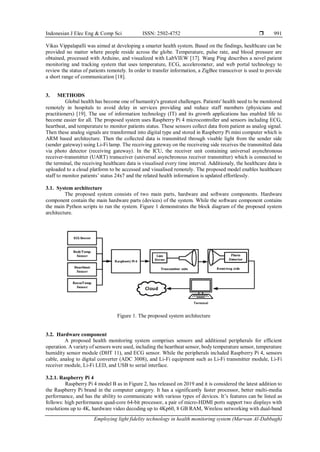 Employing light fidelity technology in health monitoring system | PDF