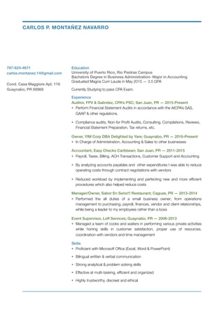 CPM Resume2017 | PDF