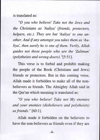 Al-Wala and Al-Bara in Islam | PDF