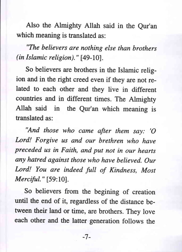Al-Wala and Al-Bara in Islam | PDF