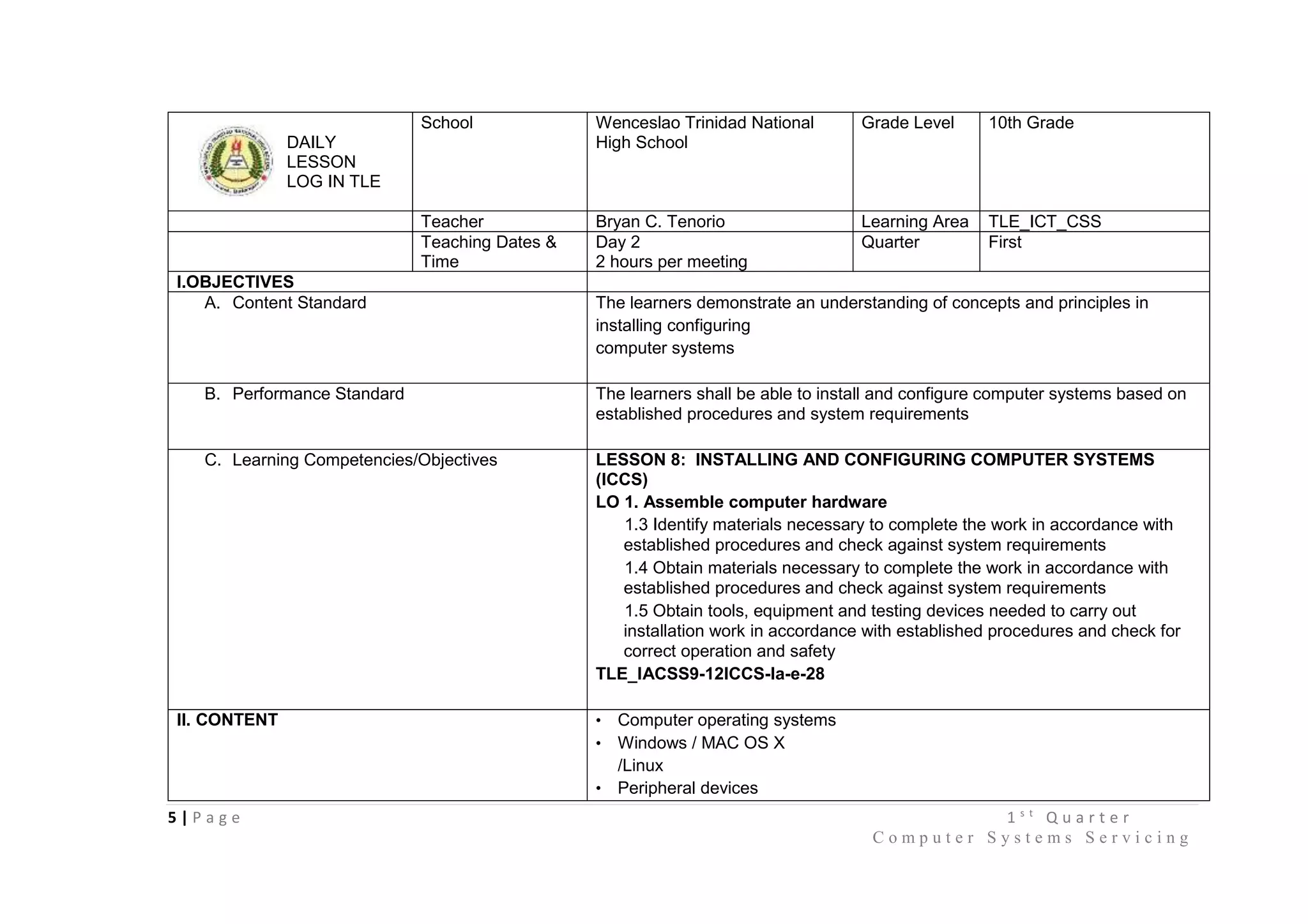 1st-Quarter-Daily-Lesson-Log-CSS-Grade10.docx