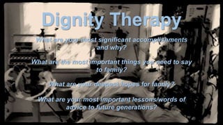 END OF LIFE SPIRITUAL CARE PROJECT | PPTX