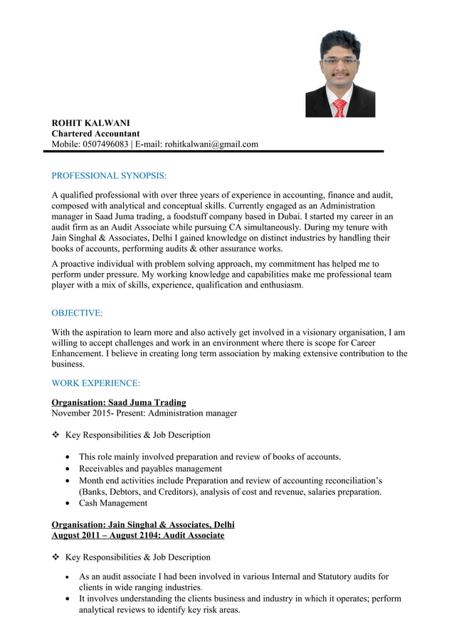 Rohit Kalwani CV | PDF