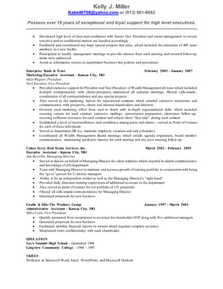 Kelly Miller Resume | DOCX