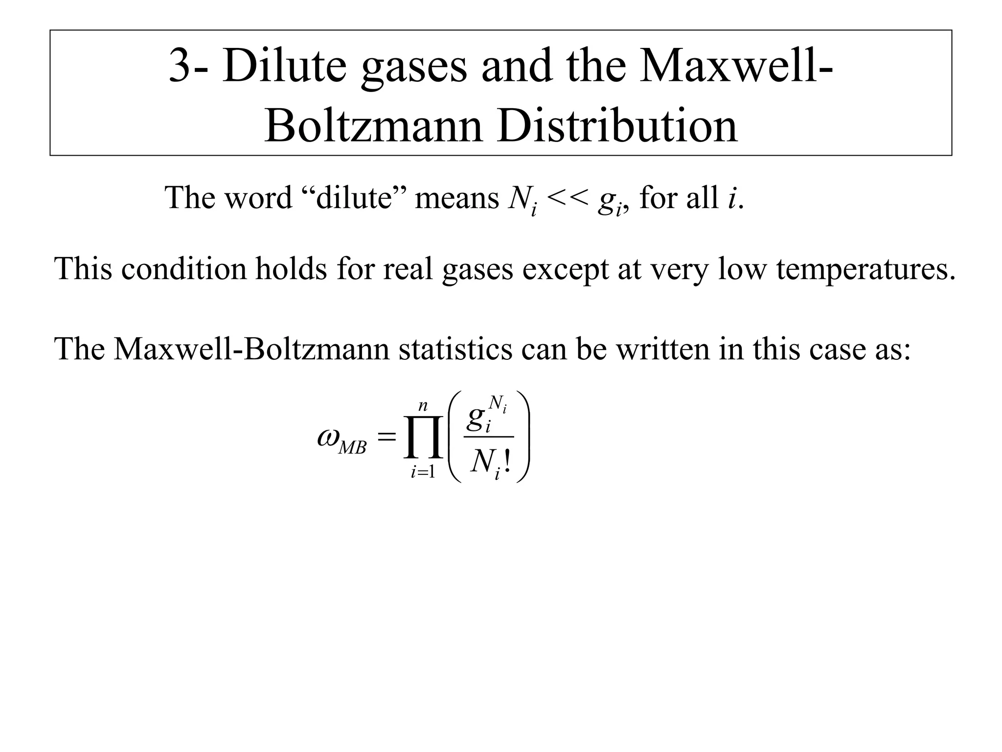 PHYSICS MAXWELL BOLTZMANN STATISTICS SCIENCE.ppt