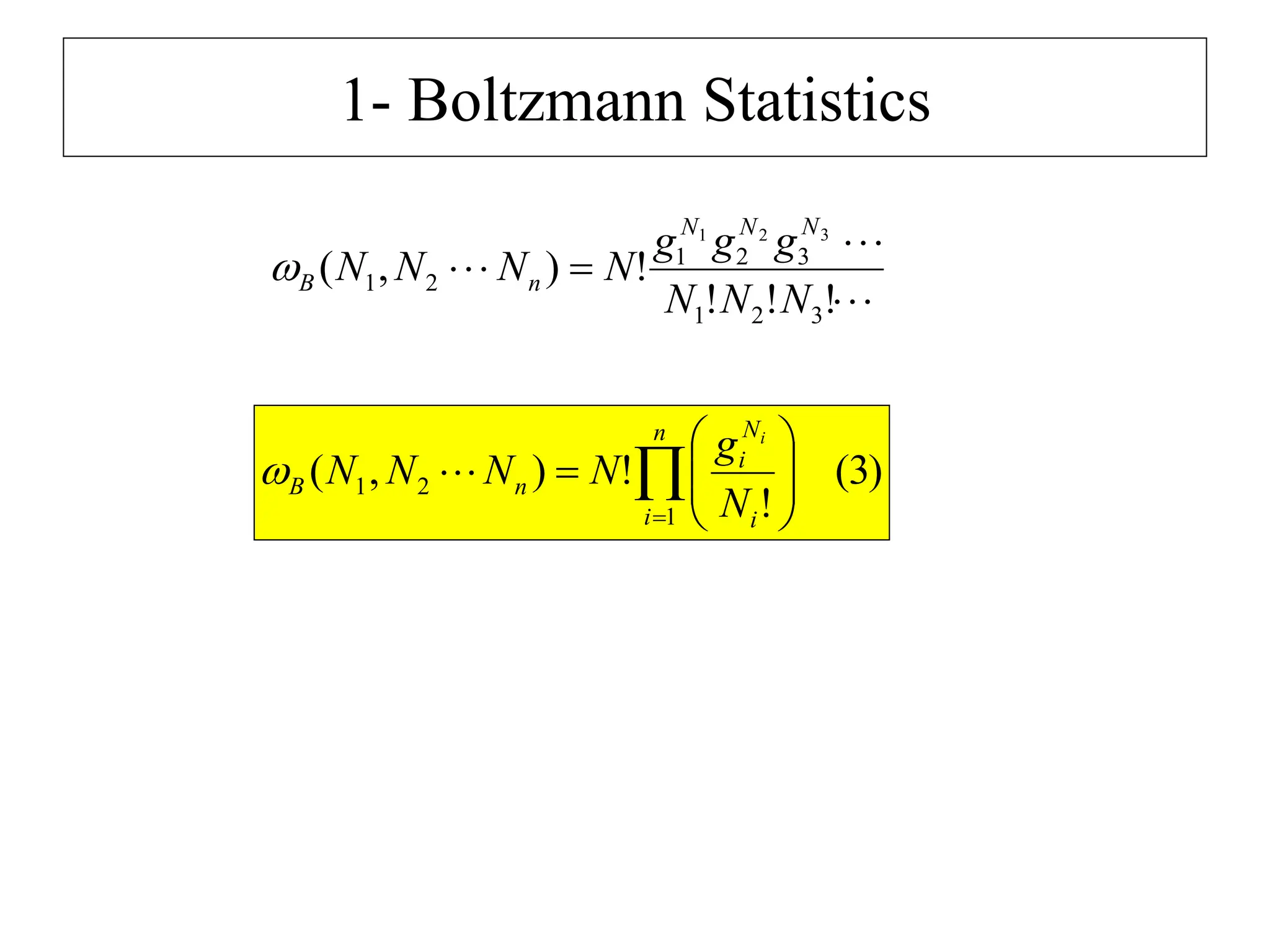 PHYSICS MAXWELL BOLTZMANN STATISTICS SCIENCE.ppt