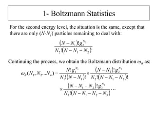 PHYSICS MAXWELL BOLTZMANN STATISTICS SCIENCE.ppt