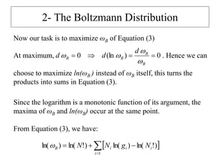 PHYSICS MAXWELL BOLTZMANN STATISTICS SCIENCE.ppt