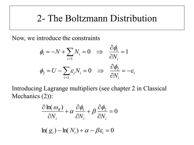 PHYSICS MAXWELL BOLTZMANN STATISTICS SCIENCE.ppt