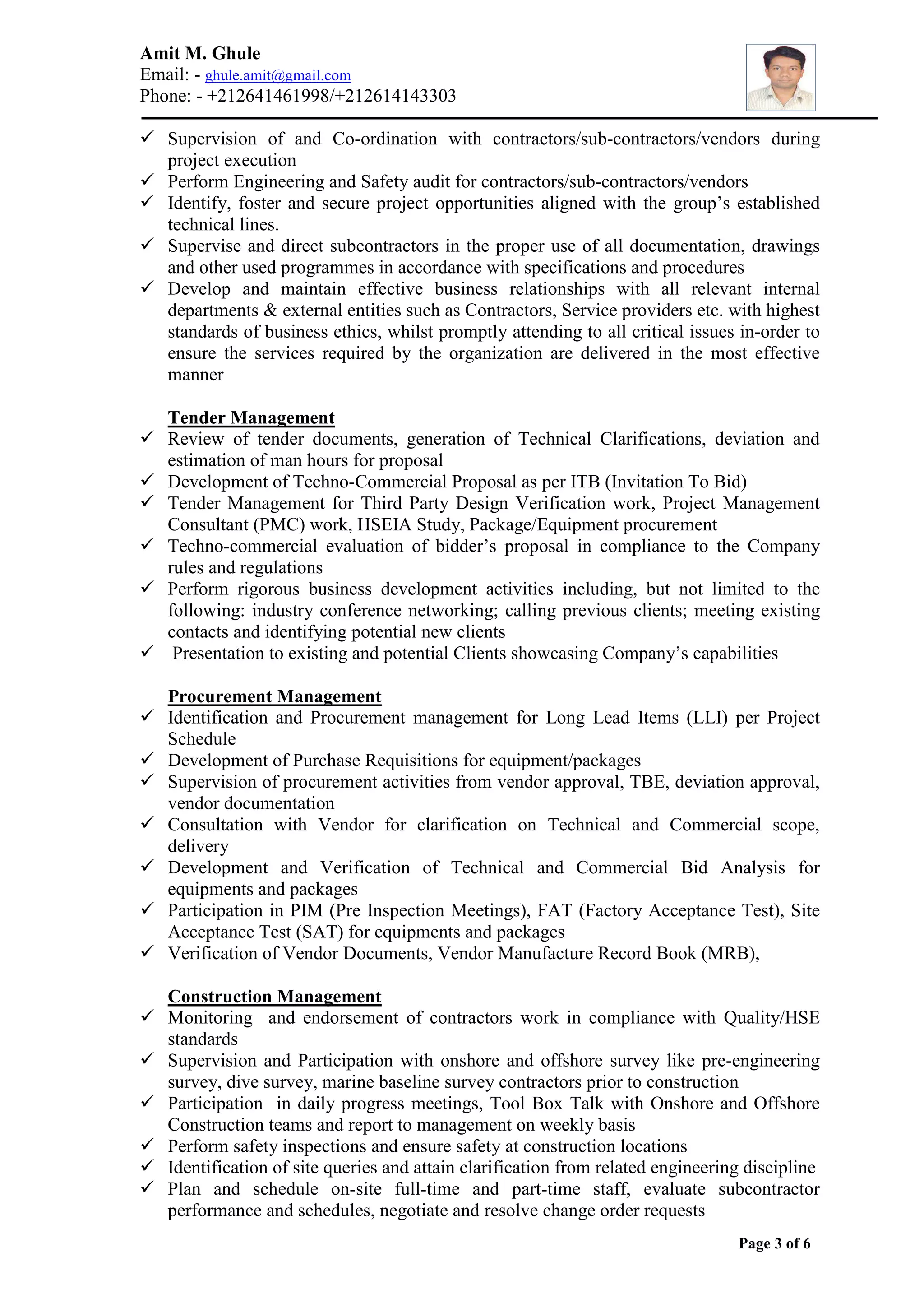 CV_Amit Ghule | PDF