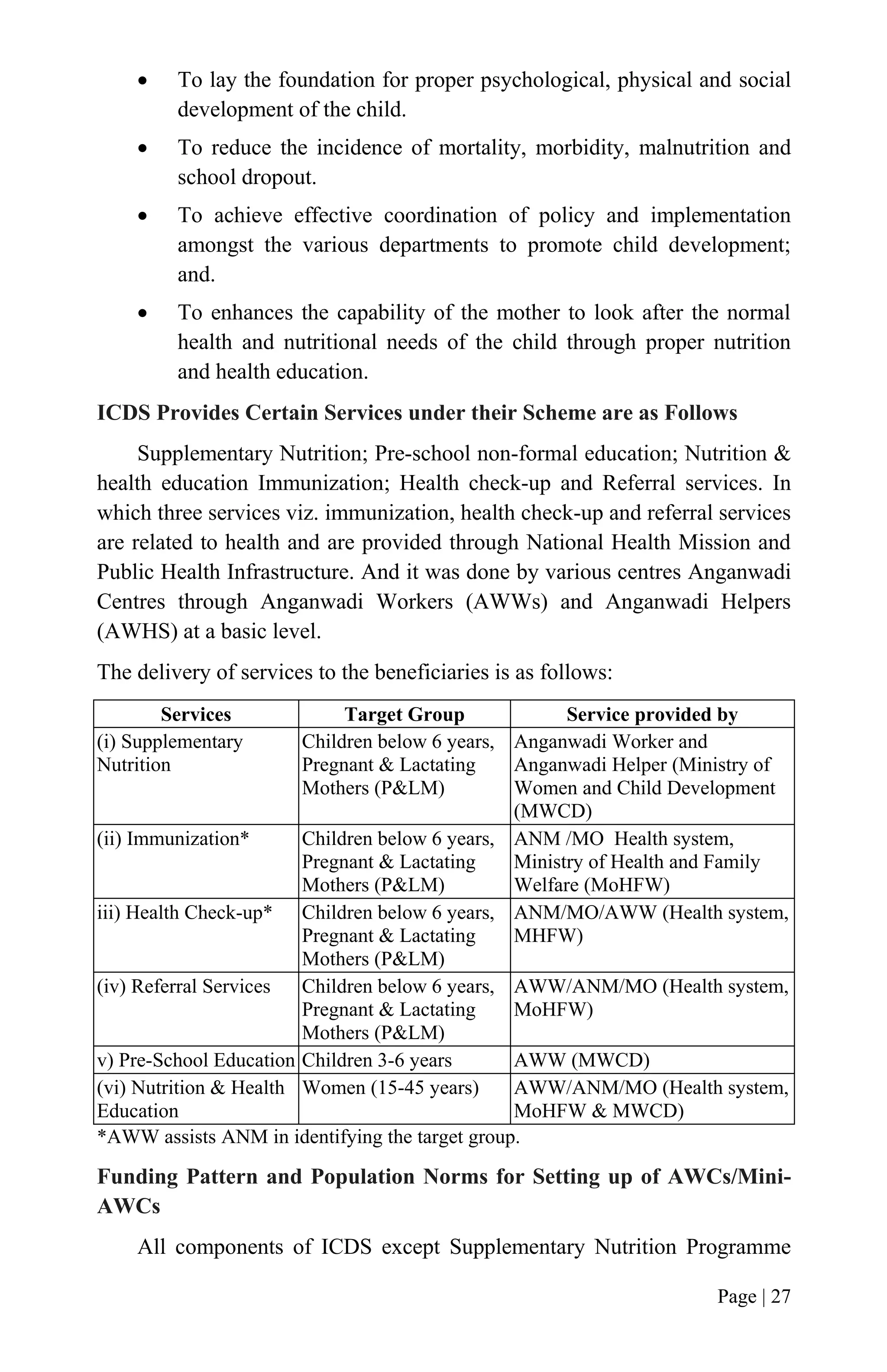 National Nutrition Programmes in India | PDF