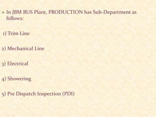 JBM BUS PROJECT | PPTX | Auto Technology | Automotive