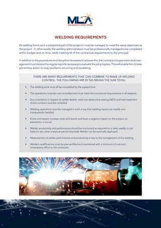 Welding Construction Mngmt_revert | PDF