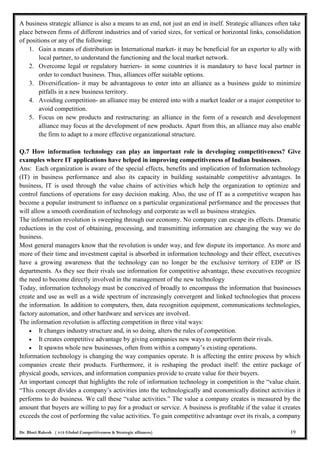 413 ib Global Competitiveness & Strategic alliances | PDF
