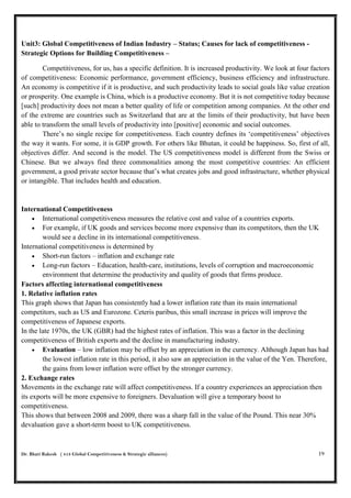 413 ib Global Competitiveness & Strategic alliances notes | PDF