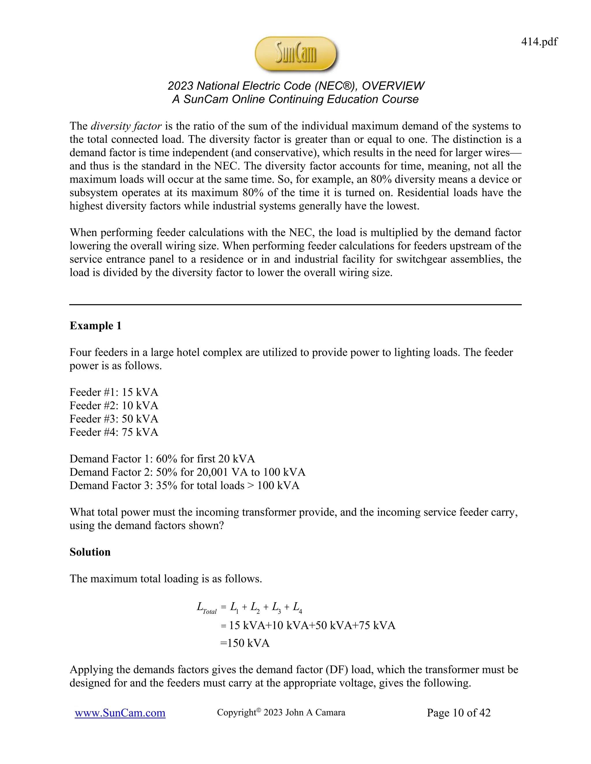 NEC 2023 NATIONAL ELECTRICAL DODE 2023 NEC | PDF