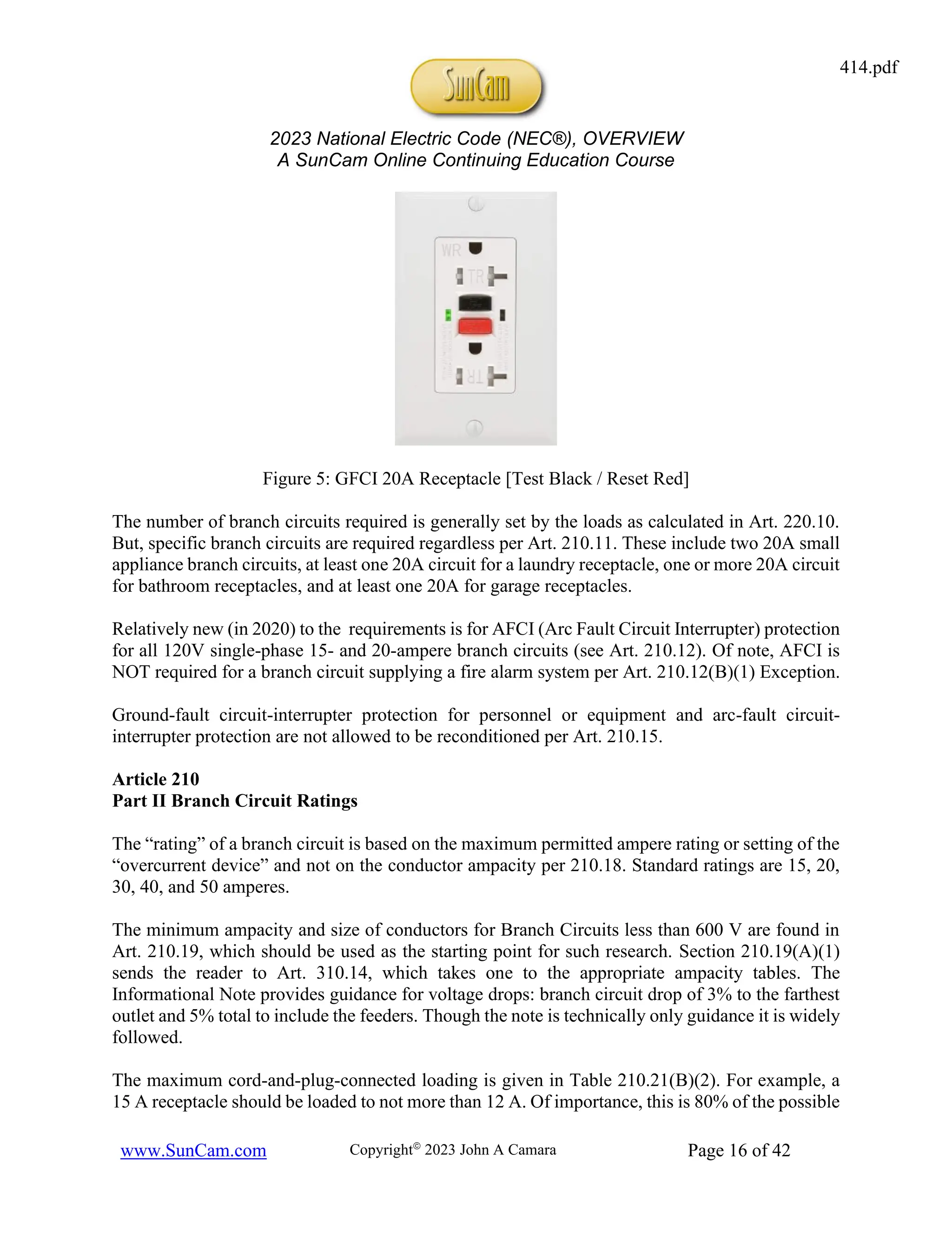 NEC 2023 NATIONAL ELECTRICAL DODE 2023 NEC | PDF