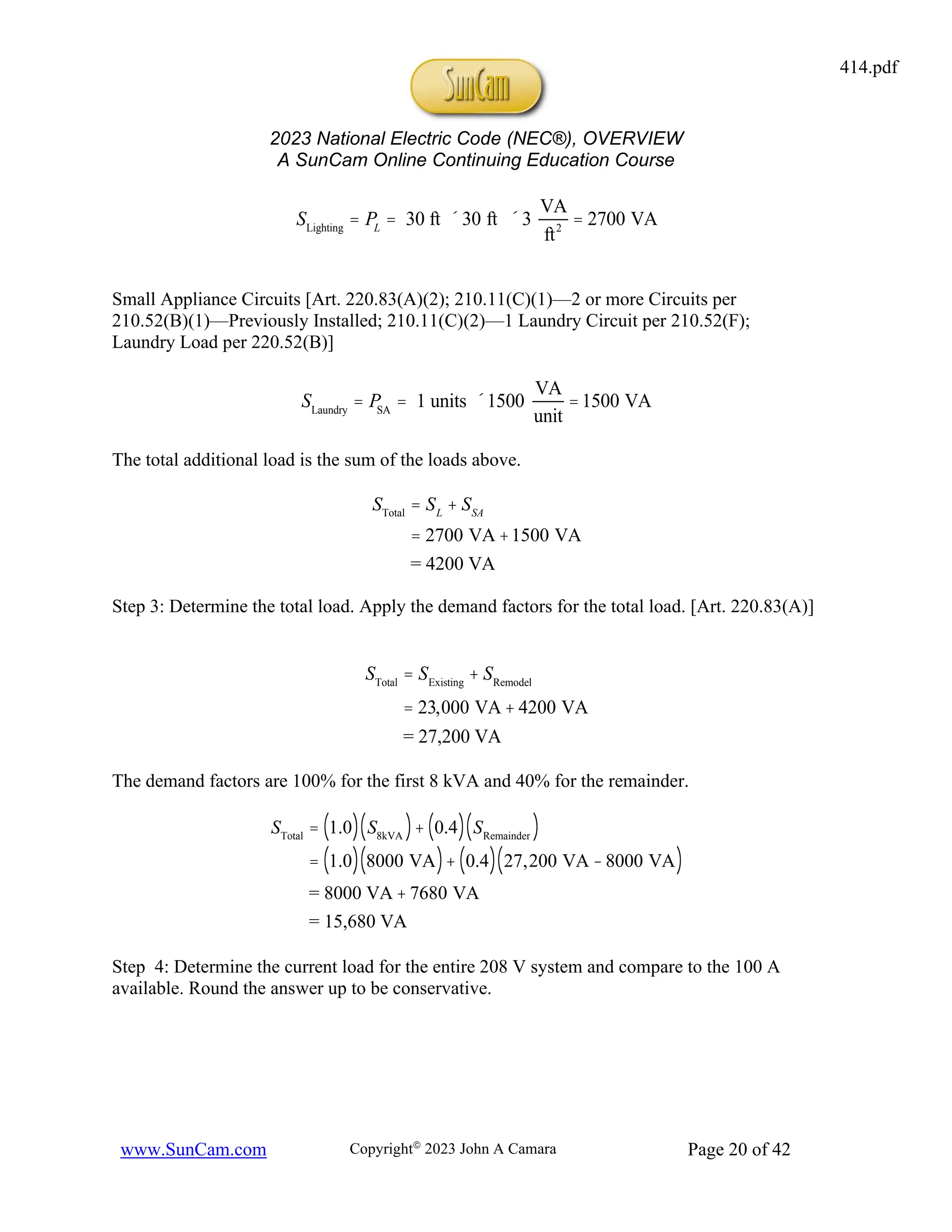 NEC 2023 NATIONAL ELECTRICAL DODE 2023 NEC | PDF