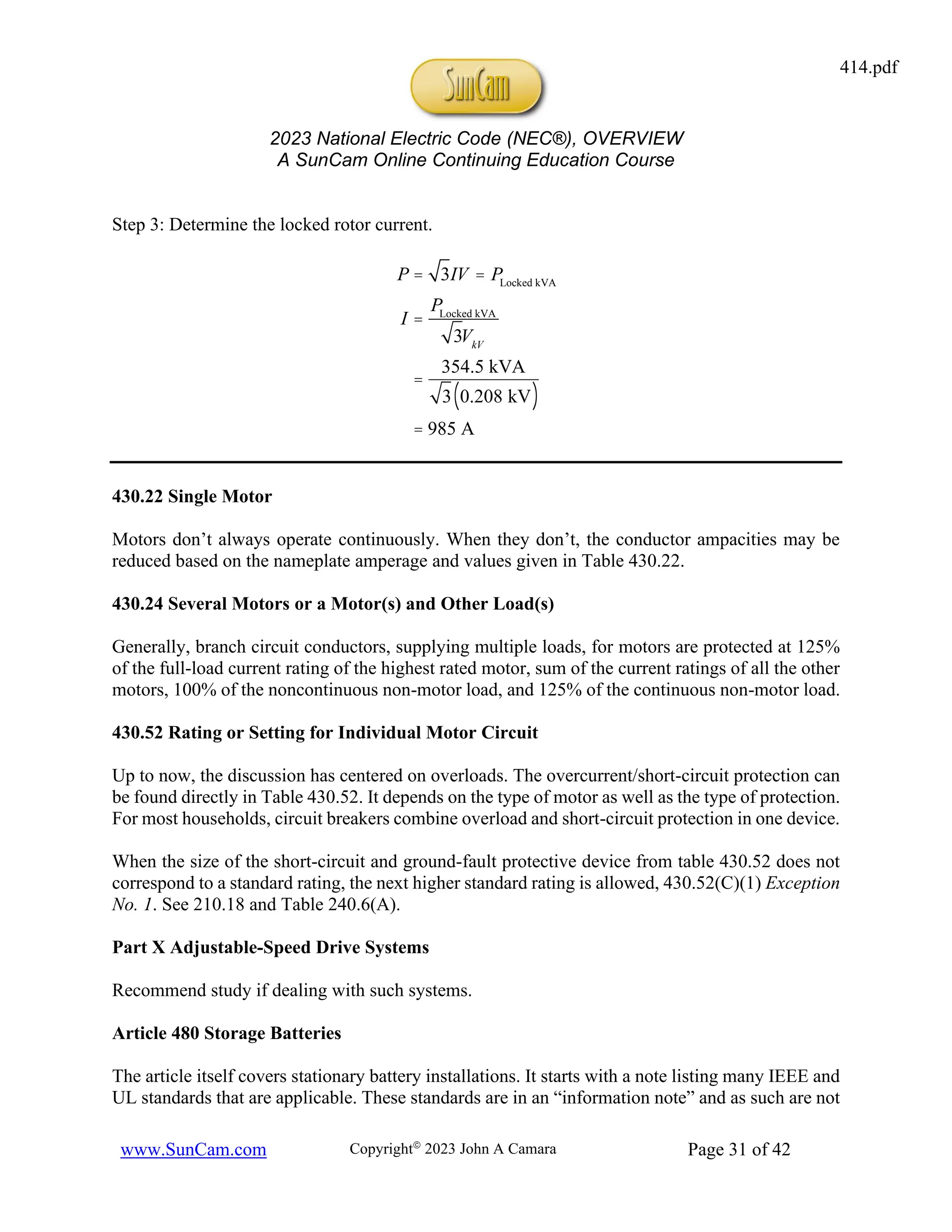 NEC 2023 NATIONAL ELECTRICAL DODE 2023 NEC | PDF