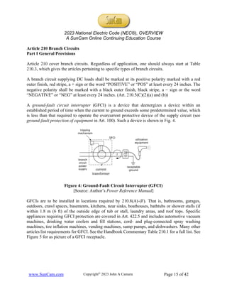 NEC 2023 NATIONAL ELECTRICAL DODE 2023 NEC | PDF