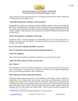NEC 2023 NATIONAL ELECTRICAL DODE 2023 NEC | PDF
