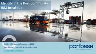 CASE STUDY: PORTBASE | PPTX
