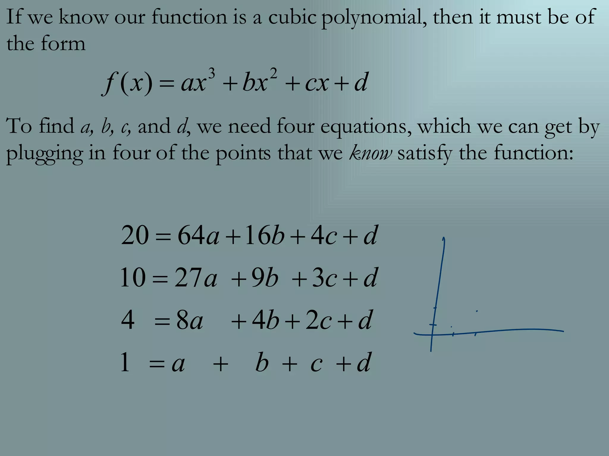 4.14.08 Finding Polynomial Models1 2 | PPT