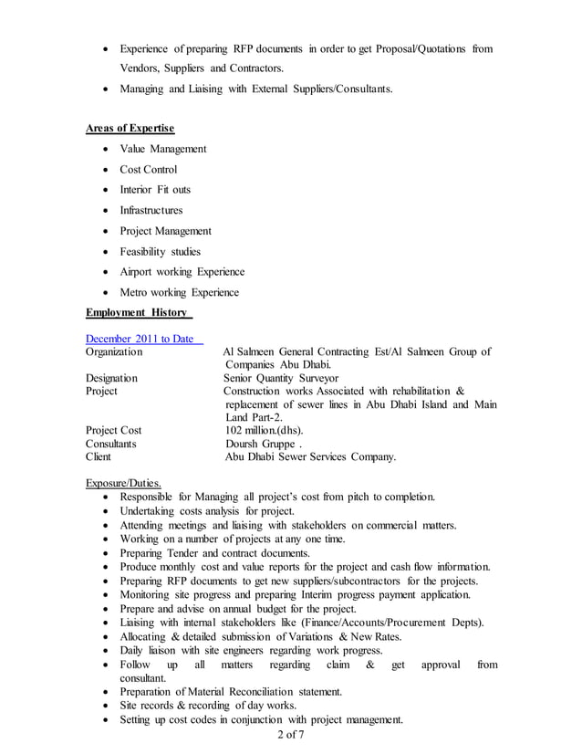 CV Shehzad SQS | PDF