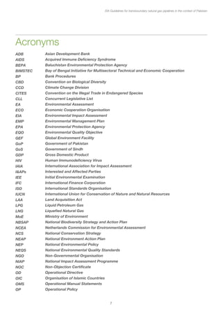 NIAP - EIA Guidelines- Transboundary Pipelines | PDF
