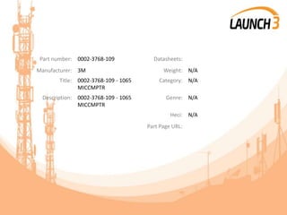 3M 0002-3768-109 | PPTX