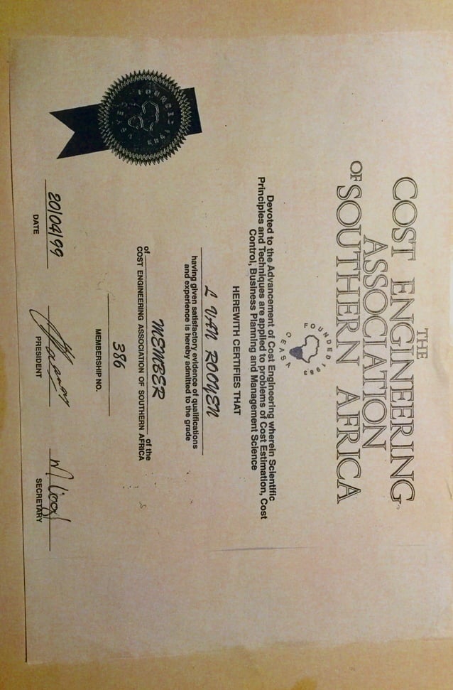 AACE Certification 5 a | PDF