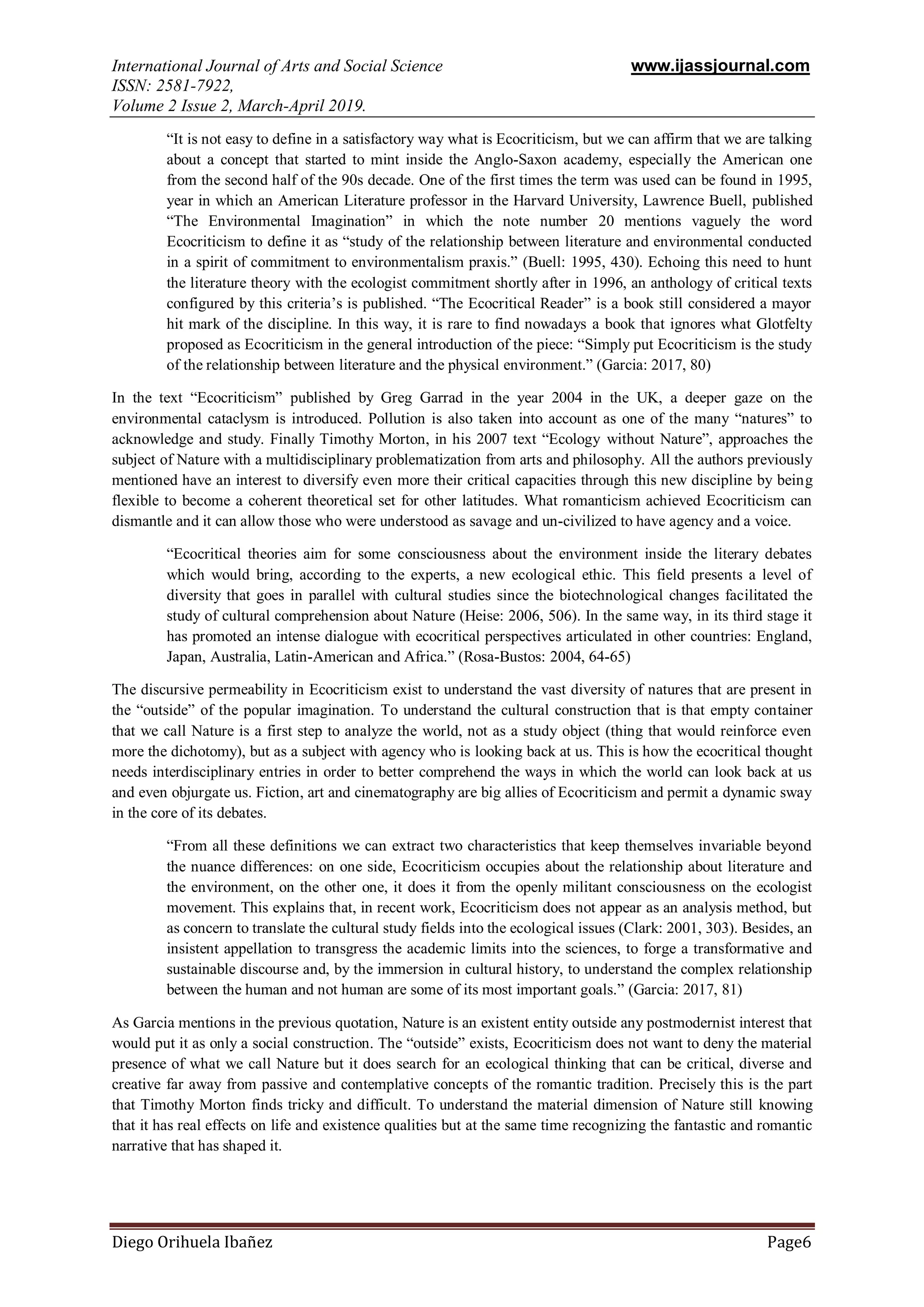 Romanticism and Landscape: an Eco-critical approach to the Natural ...