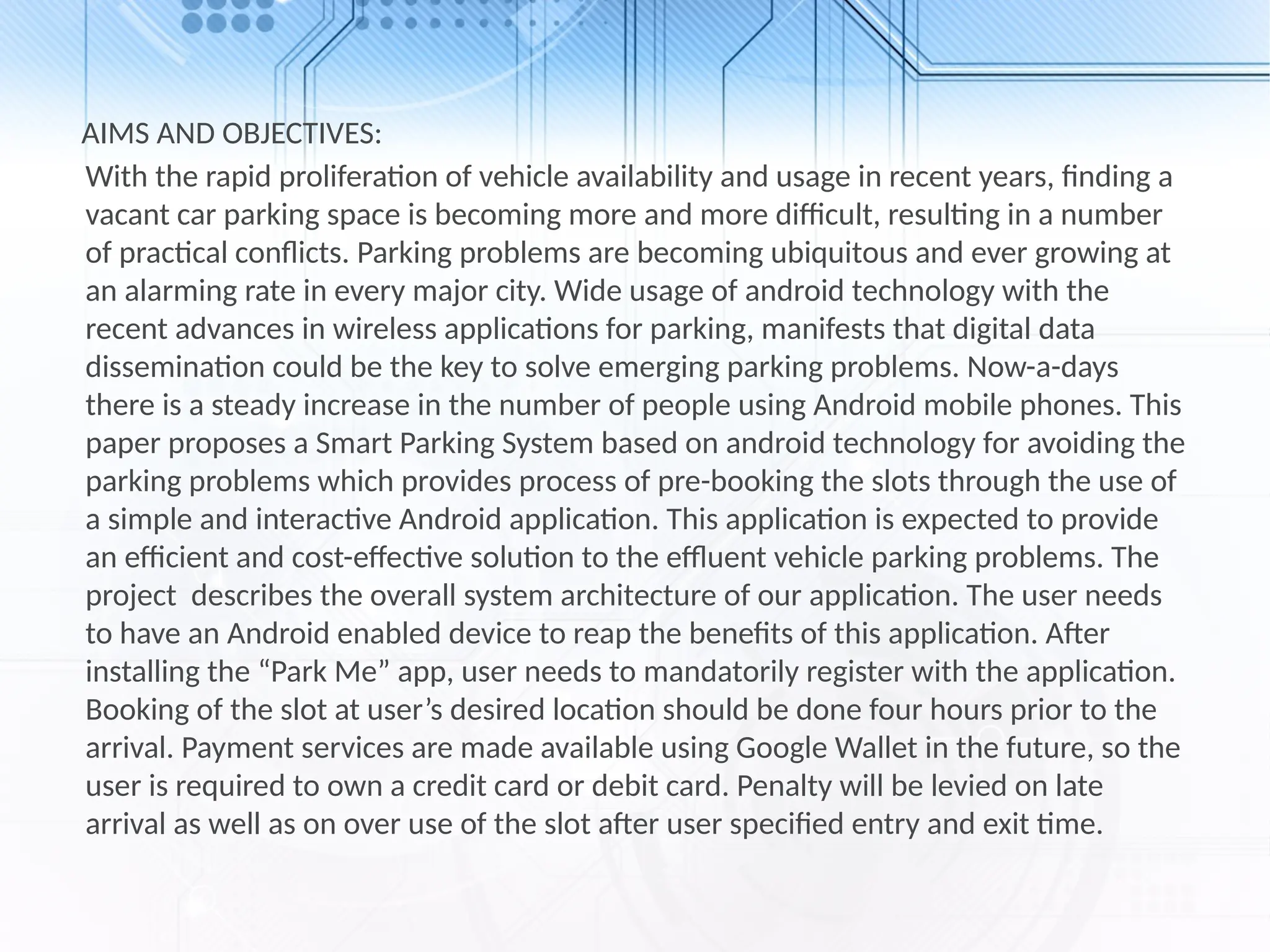 414834890-Android-Based-Car-Parking-Booking-System.pptx | Free Download