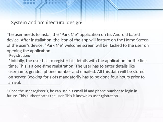 414834890-Android-Based-Car-Parking-Booking-System.pptx | Free Download
