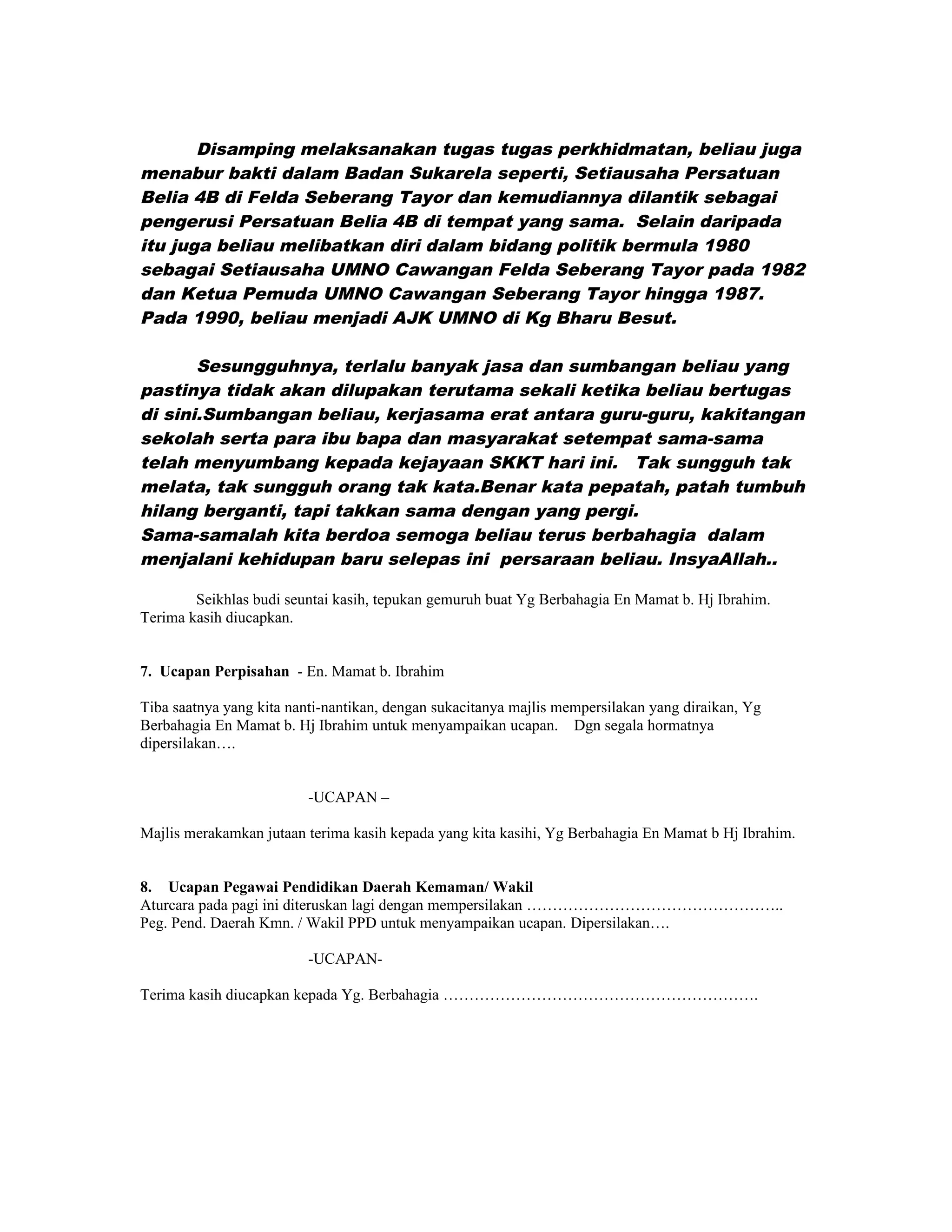 41499971 teks-ucapan-majlis-persaraan-guru-besar | PDF