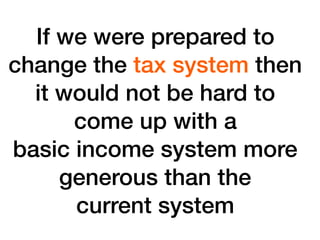 A brief introduction to basic income | PPT