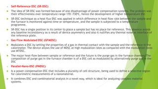 Differential Scanning Calorimeter and Recent Advances | PPTX