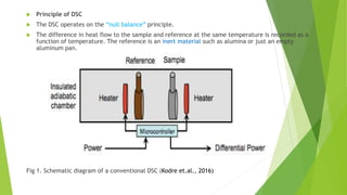 Differential Scanning Calorimeter and Recent Advances | PPTX