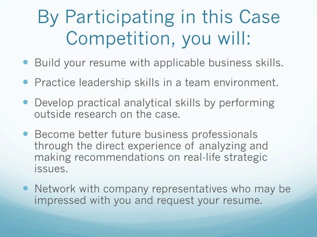 RUSCA Case Competition Presentation-2 | PPT