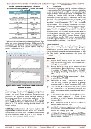 Performance Analysis on Energy Efficient and Scalable Routing Protocols of Wireless Sensor ...