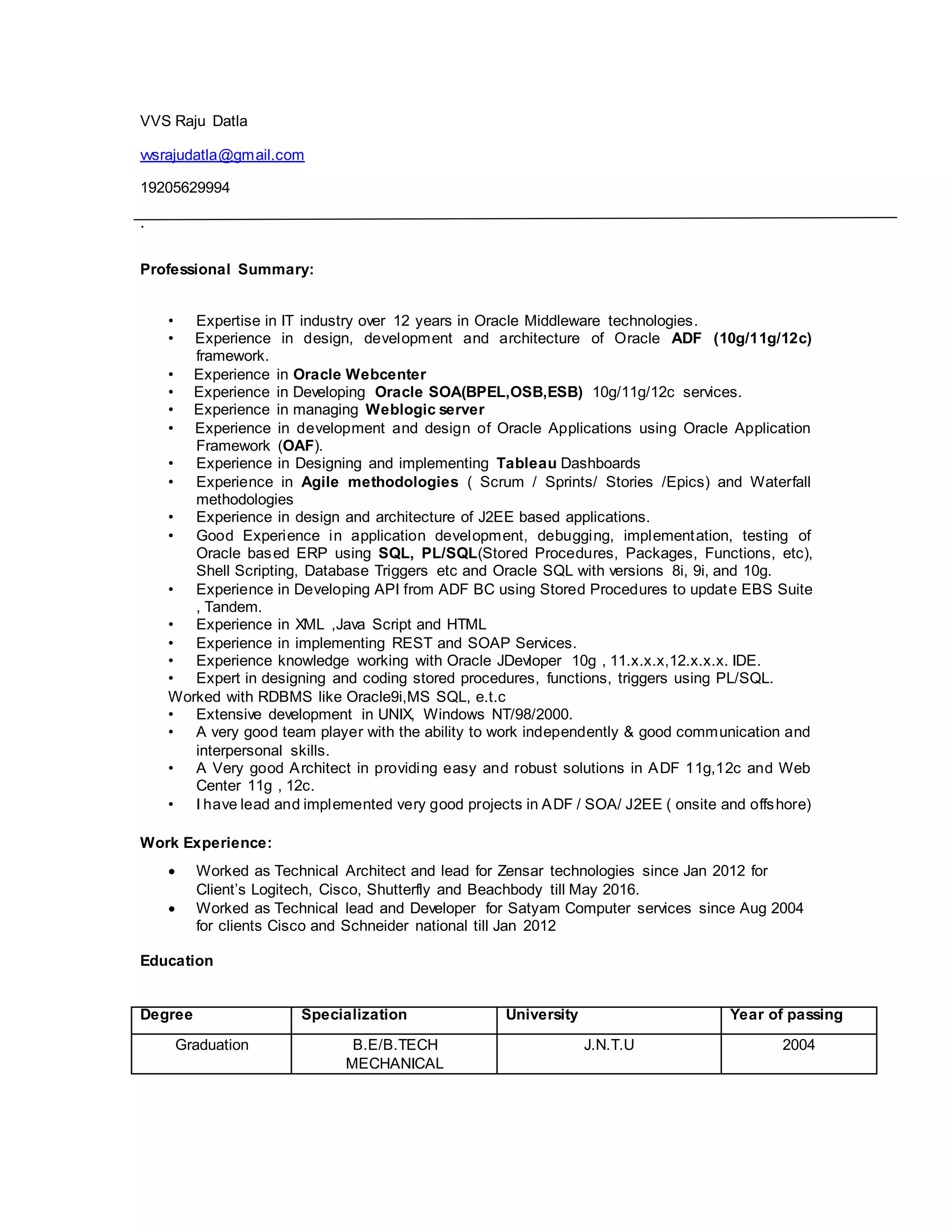 Raju_Datla_Resume | DOCX