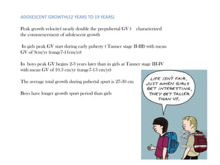 Growth assessment and monitoring | PDF