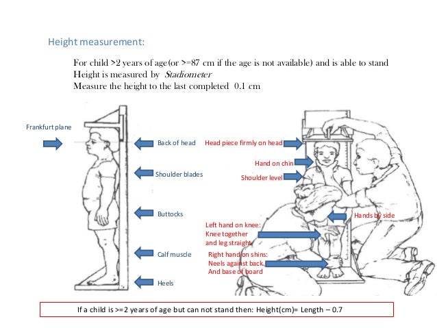 Growth assessment and monitoring