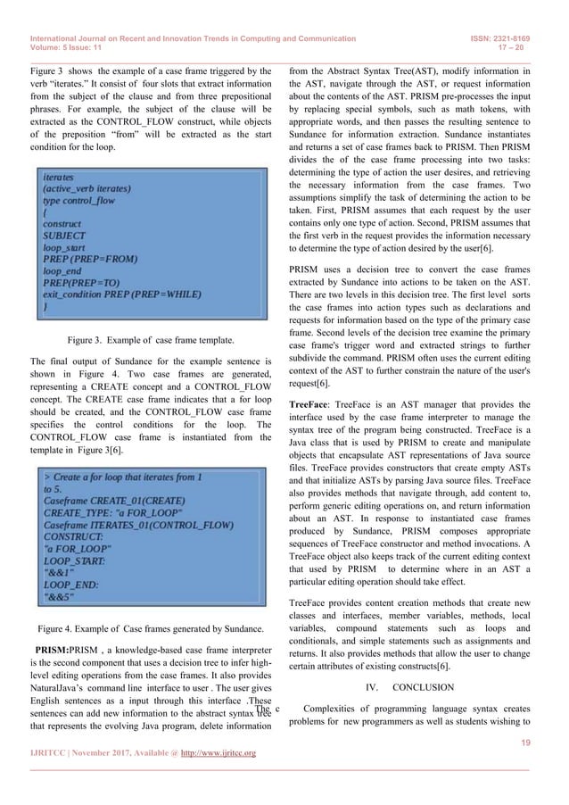 Natural Language Interface for Java Programming: Survey | PDF