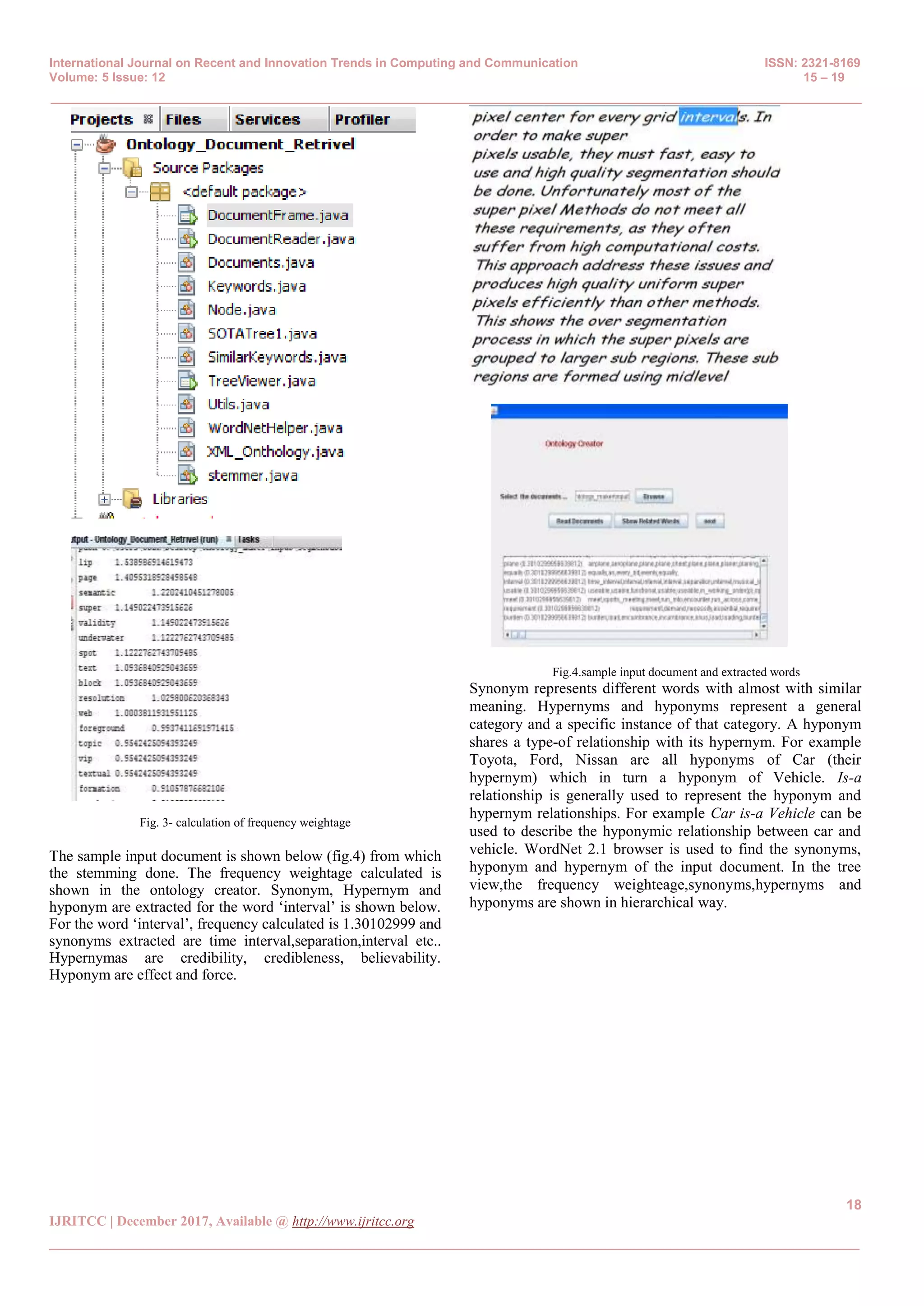 Information Retrieval on Text using Concept Similarity | PDF