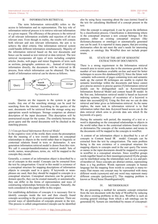 Information Retrieval on Text using Concept Similarity | PDF