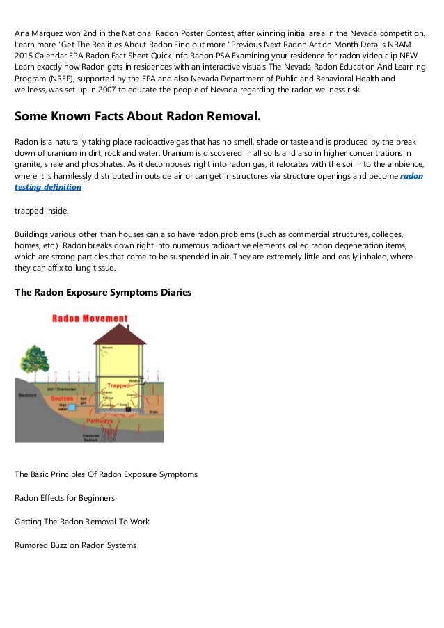Facts About Radon Effects Revealed