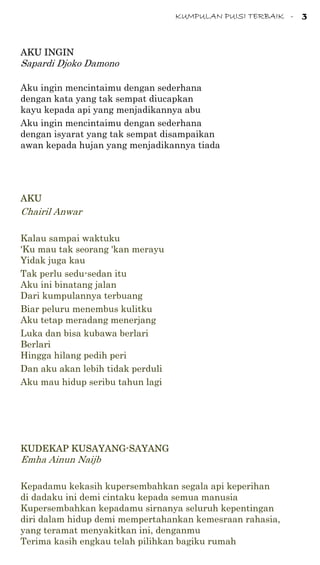kumpulan-puisi-terbaik | PDF
